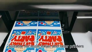 Printable Sticker Paper size[a4/letter/legal] 50/100 Sheets for laser ...