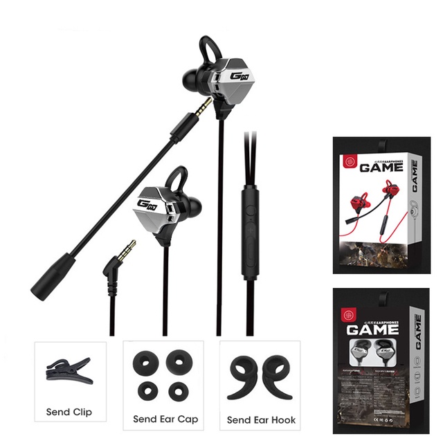 SPRISE G10 Premium Earphones Gaming With Dual Microphone Cool Stylish ...