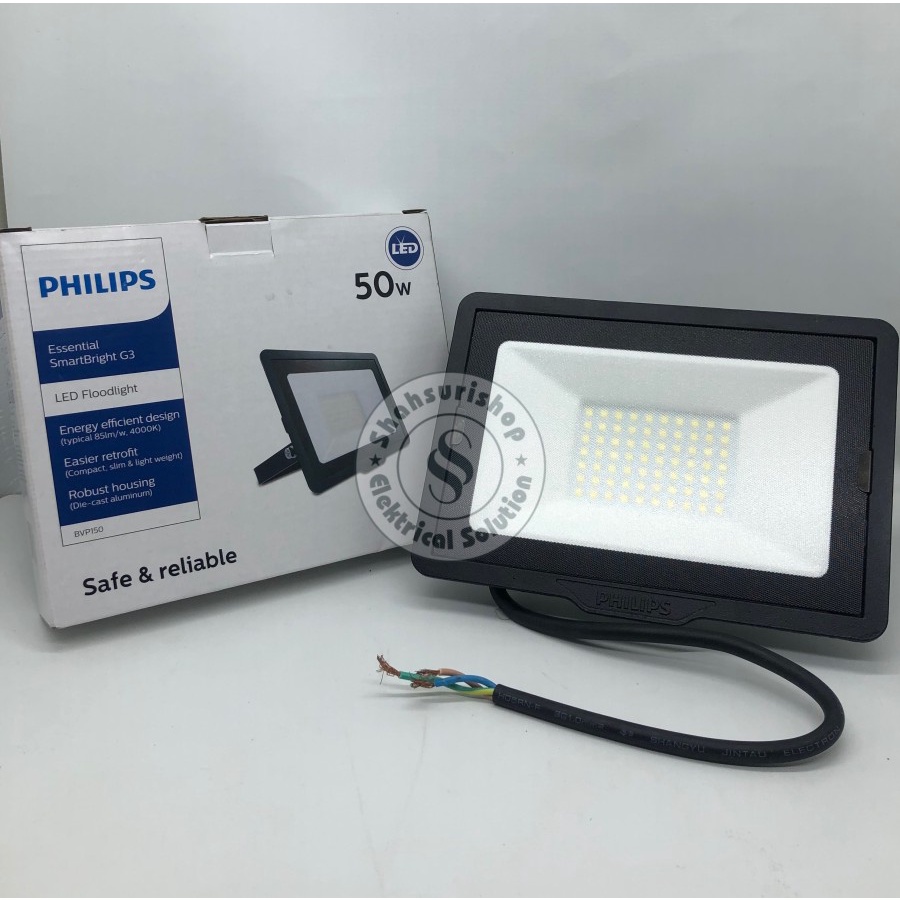 FLOOD LIGHT PHILIPS LED BVP150 50W 50 WATT W SPOTLIGHT | Shopee Philippines