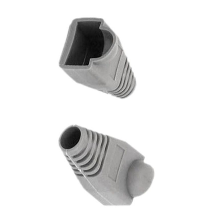 Allan 10pcs ,30pcs and 50pcs Ethernet Gray Rubber RJ45 Connector Boots ...