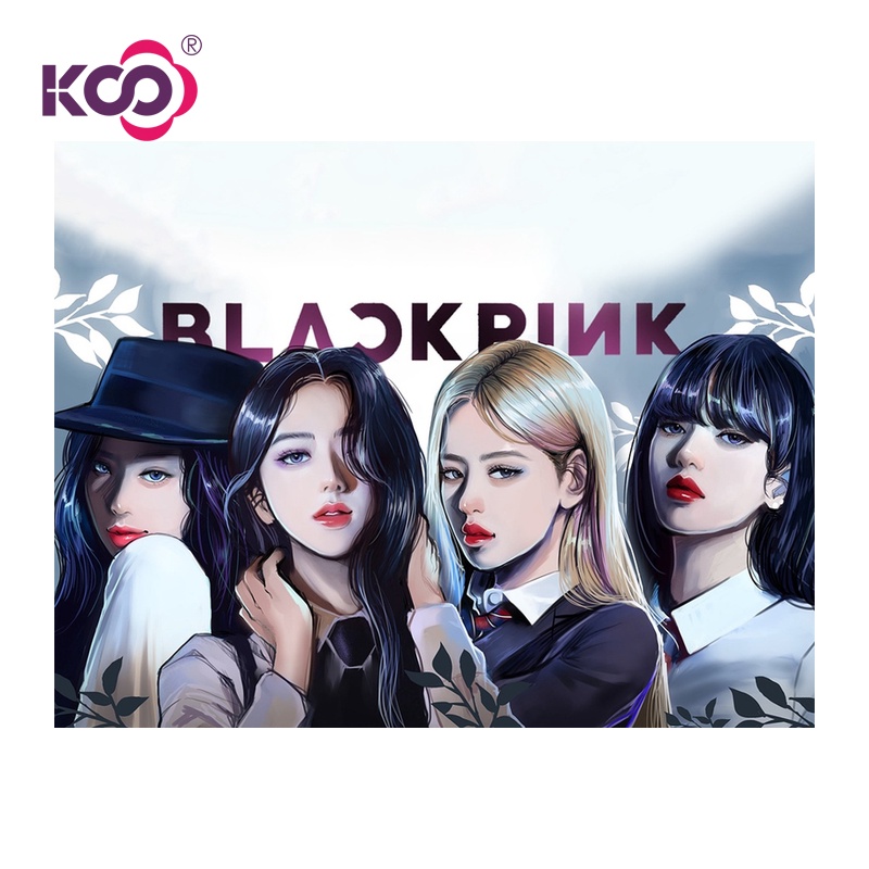KS 5D Full Round Diamond Painting DIY Kit Kpop Group Idol Blackpink ...