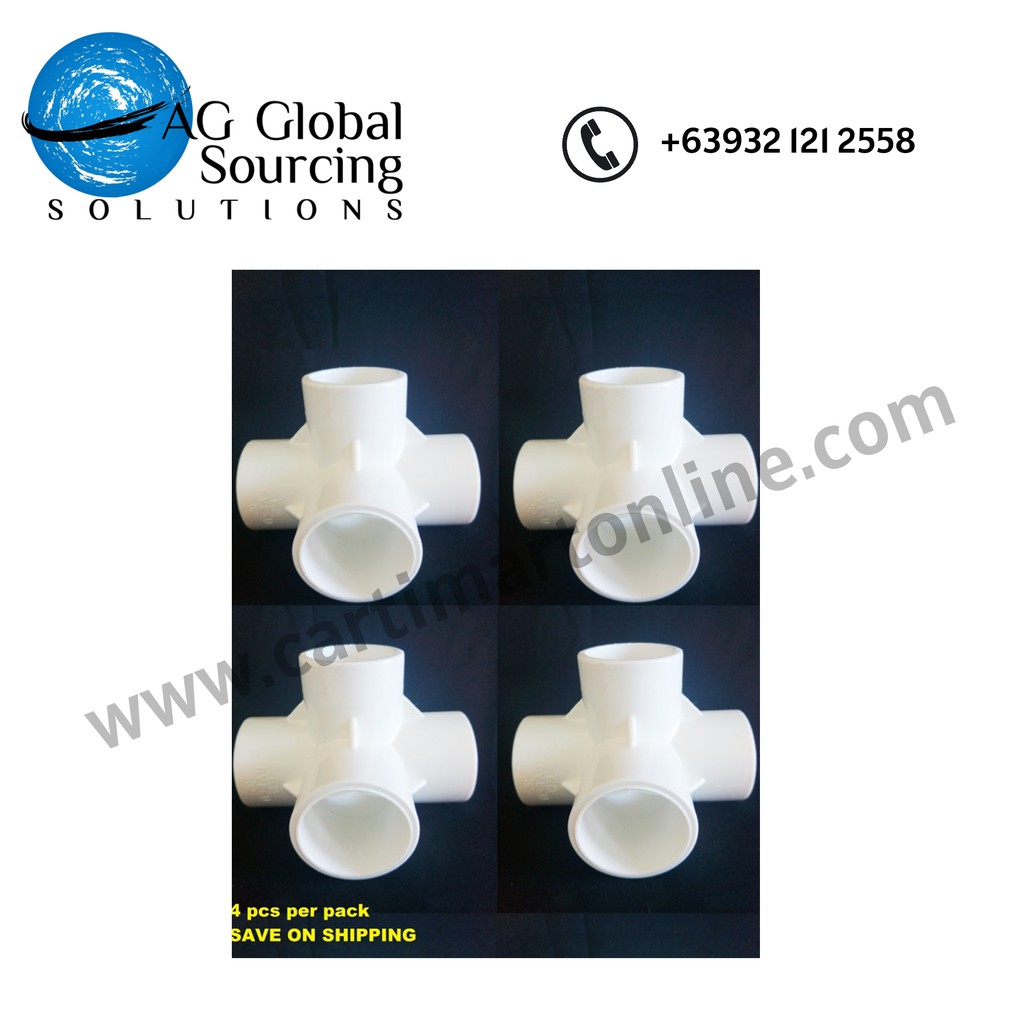 Four Way Elbow, 1/2 Inch (4 pcs per pack) | Shopee Philippines