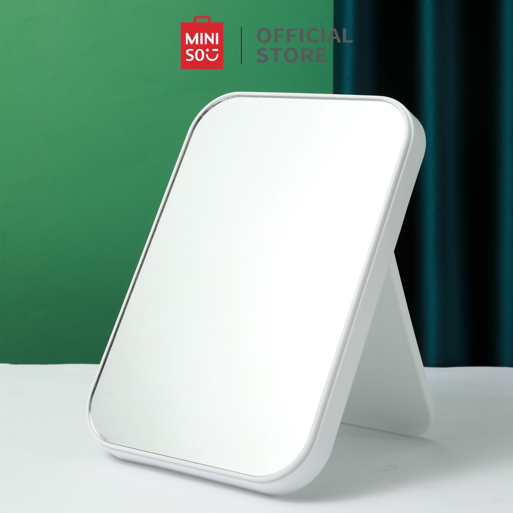Miniso Beauty Mirror Aesthetic Mirror Simple Rectangle Table Mirror ...