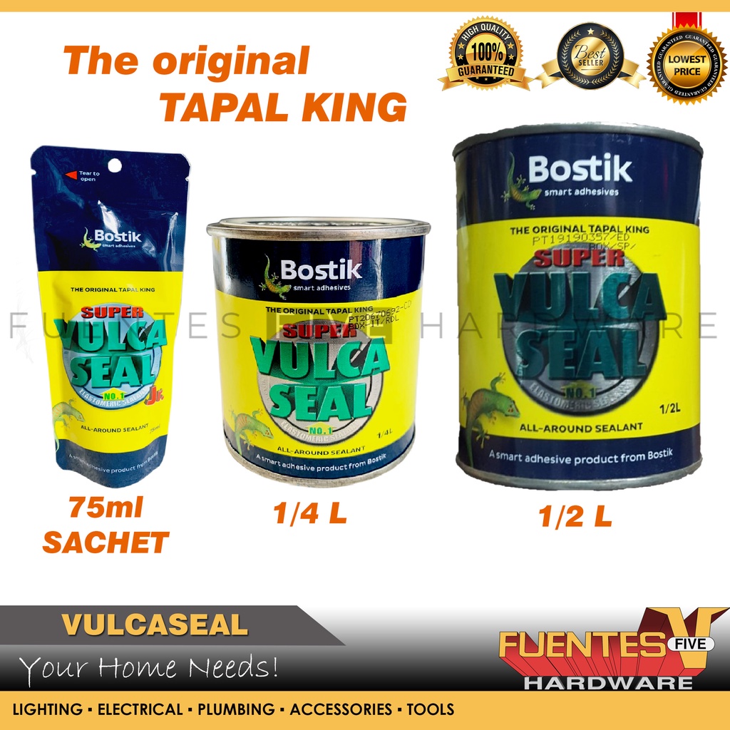 Bostik Super Vulcaseal All-Around Sealant - Jr(75ml) , 1/4liter , 1 ...