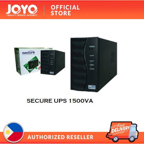 SECURE UPS 1500VA/1000WATTS/ 4-SOCKETS UNINTERRUPTIBLE POWER SUPPLY W ...