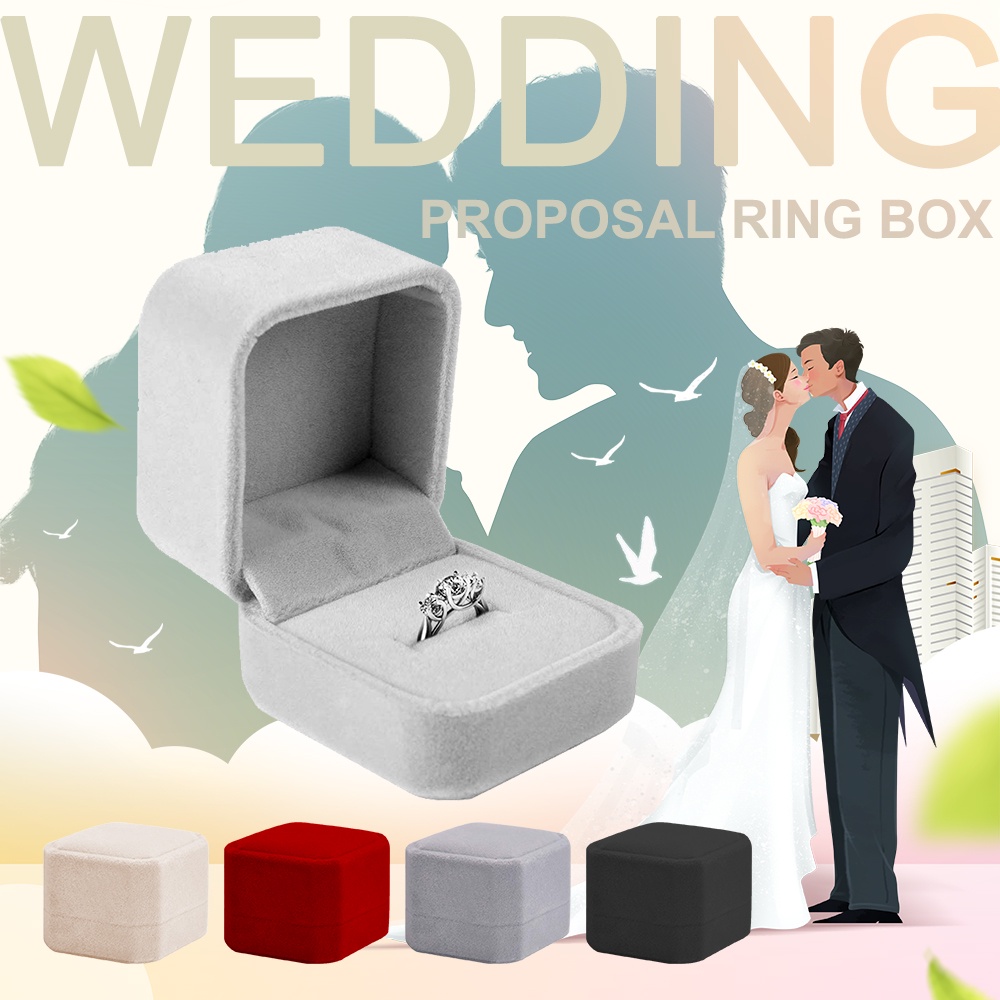 Mini Jewelry Case Organizer Box Good for Proposal Engagement Wedding ...