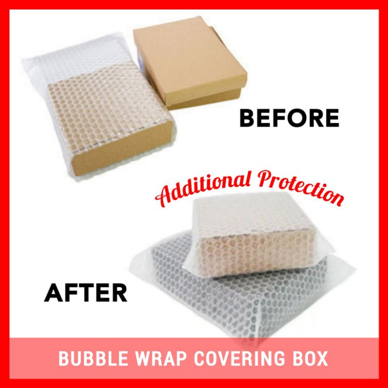 [ADD ON] Extra Layer Bubble Wrap Covering Box/Parcel (Please Read ...