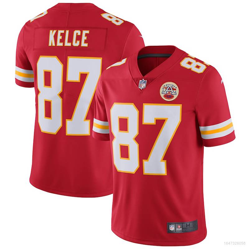 HOT Kansas City Chiefs NFL Football Jersey No.87 Kelce Tshirt Top ...