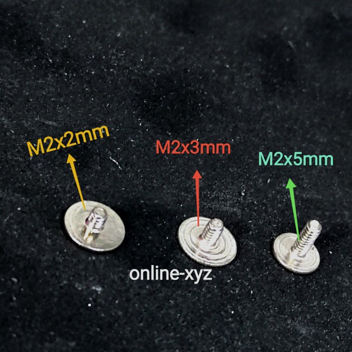 LAYAR Large flat head screw nut bolts lcd dvd laptop screen hinges ...