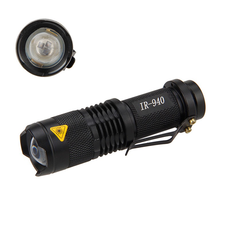 940nm IR Lamp 5W Zoom Infrared IR Infrared Zoom Flashlight | Shopee ...