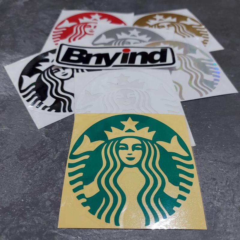 Starbucks CUTTING LOGO STICKER | Shopee Philippines
