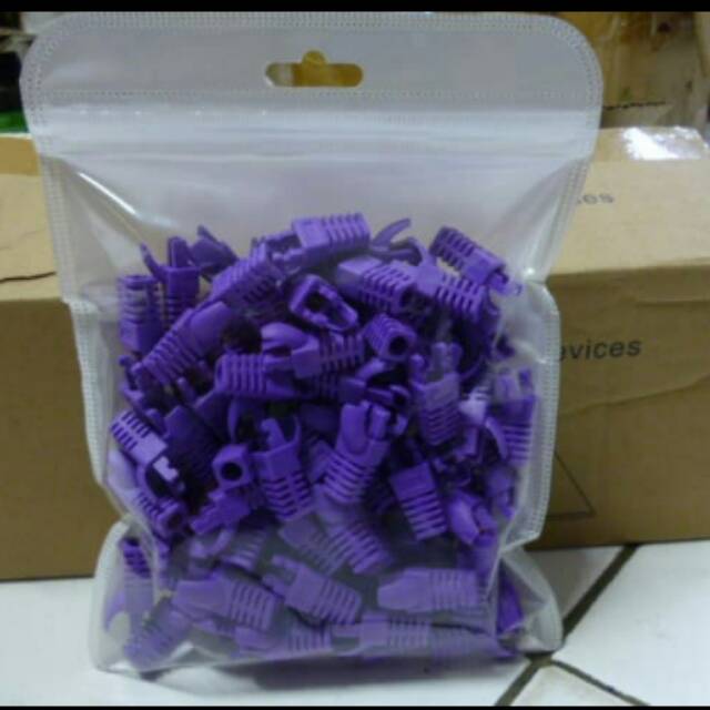 Robeber PLUG BOOT CONNECTOR RJ 45 LAN/ INTERNET (100 PCS/PACK) | Shopee ...