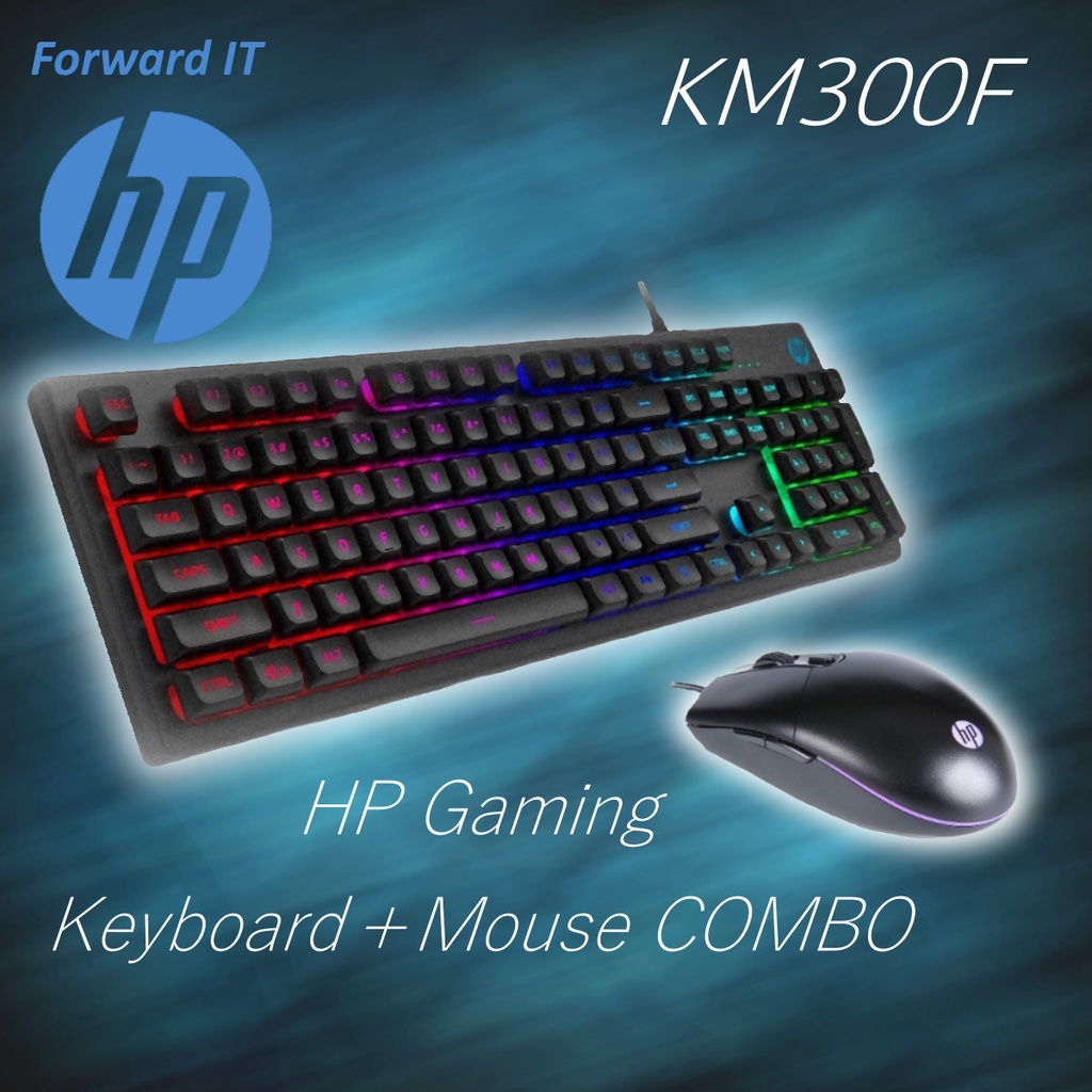 HP USB Wired Gaming Keyboard and Mouse Combo (KM300F/Black) | Shopee ...