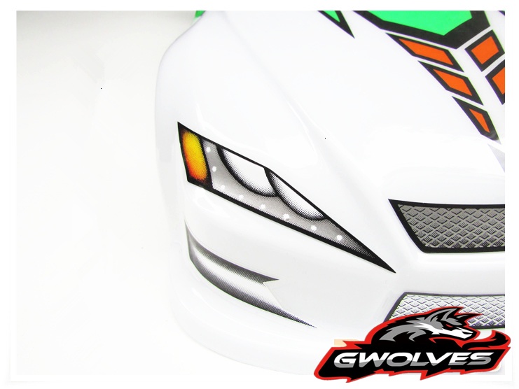 1/10 RC RACING Touring car competition 190mm width High downforce PVC ...