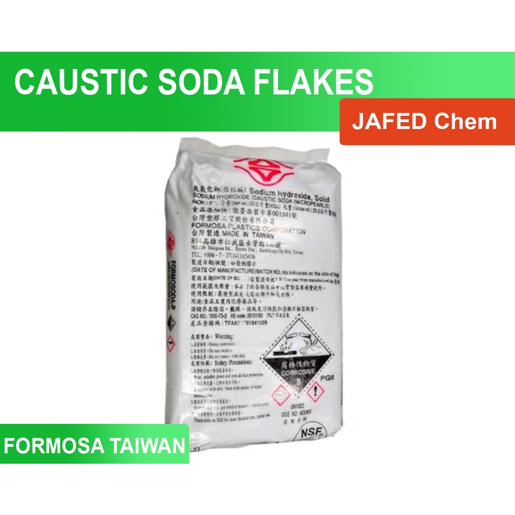 Caustic Soda Flakes / Sodium Hydroxide - 25kg per sack | Shopee Philippines
