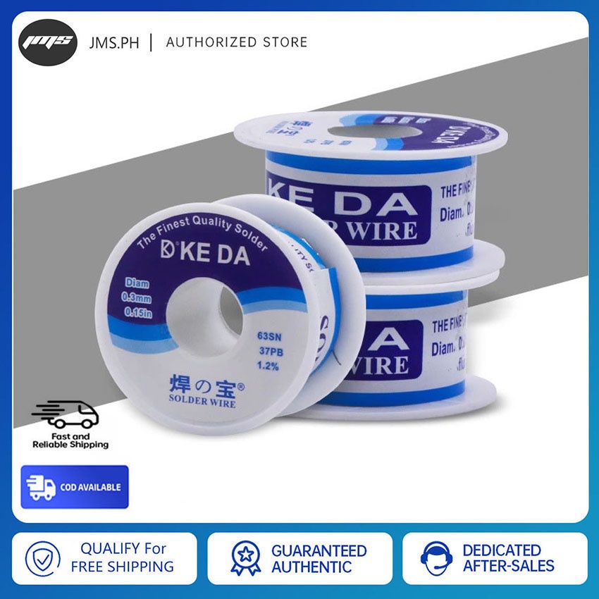 0.3mm 0.5mm Keda Soldering Lead Solder Wire 0.5mm Diameter | Shopee ...