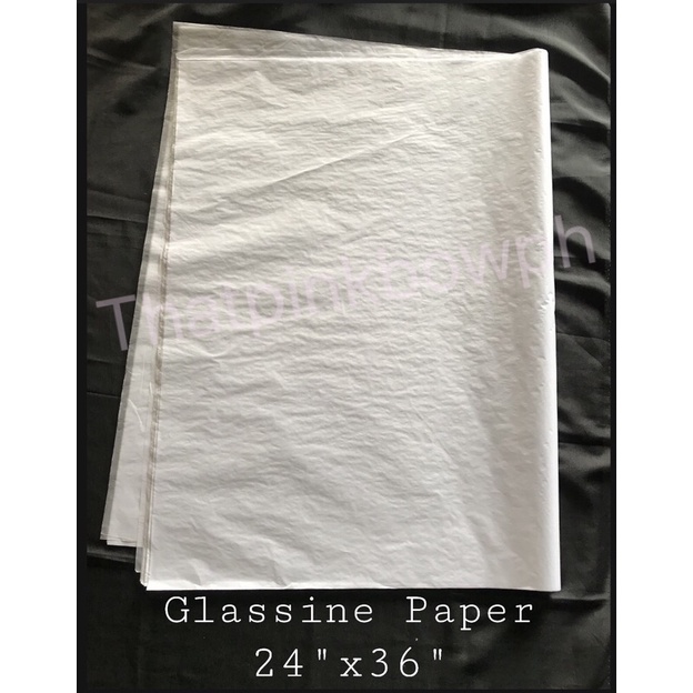 Glassine Paper FOLDED 24”x36” | Shopee Philippines