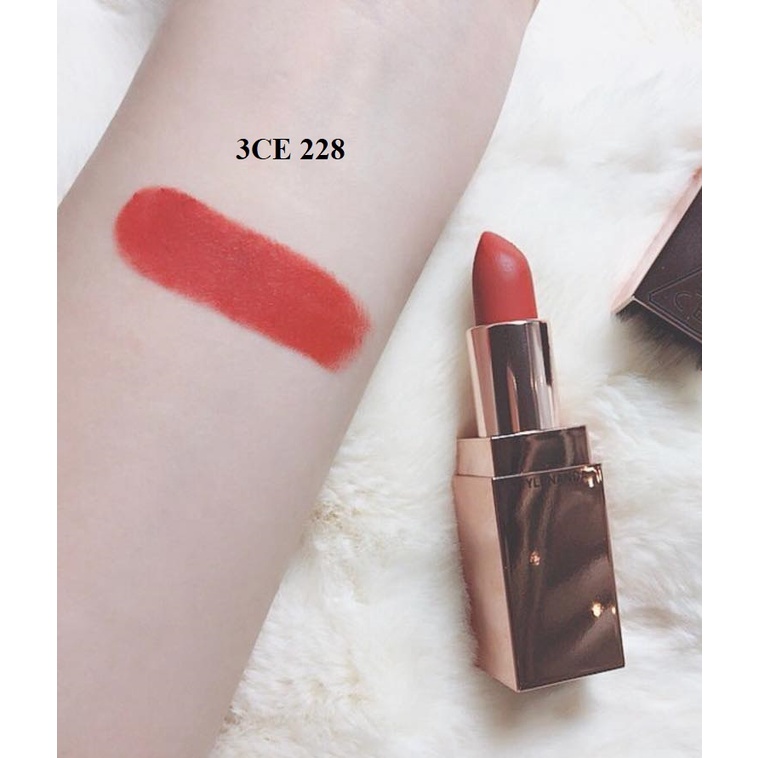 3ce 228 earth red lipstick | Shopee Philippines