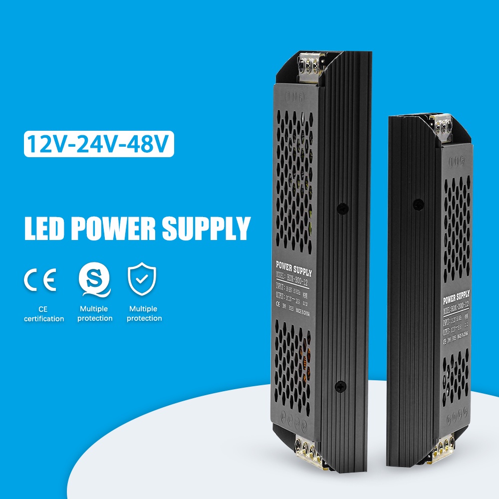 High Quality DC12V 24V 48V Power Supply LED Driver AC110-220V 100W 200W 300W 400W Lighting ...