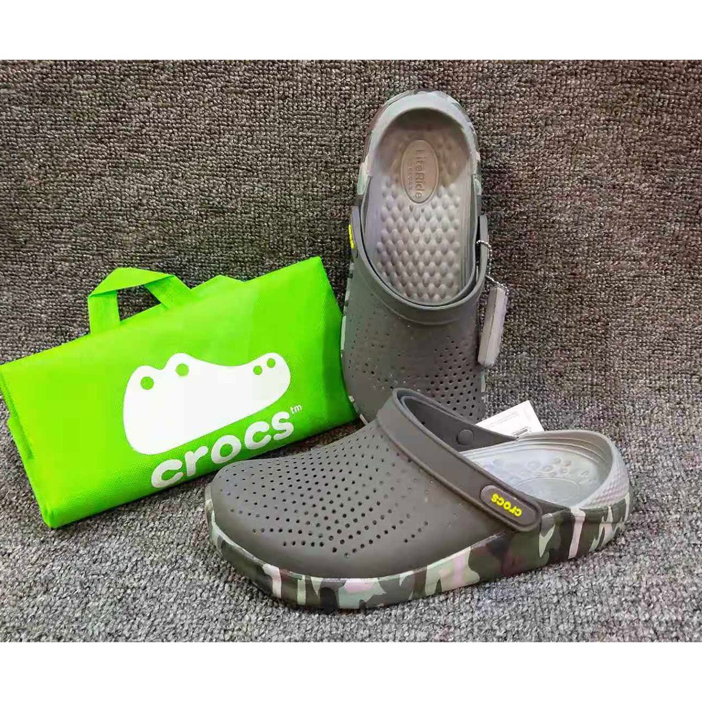 Crocs Literide Graffiti Camouflage Sandals | Shopee Philippines