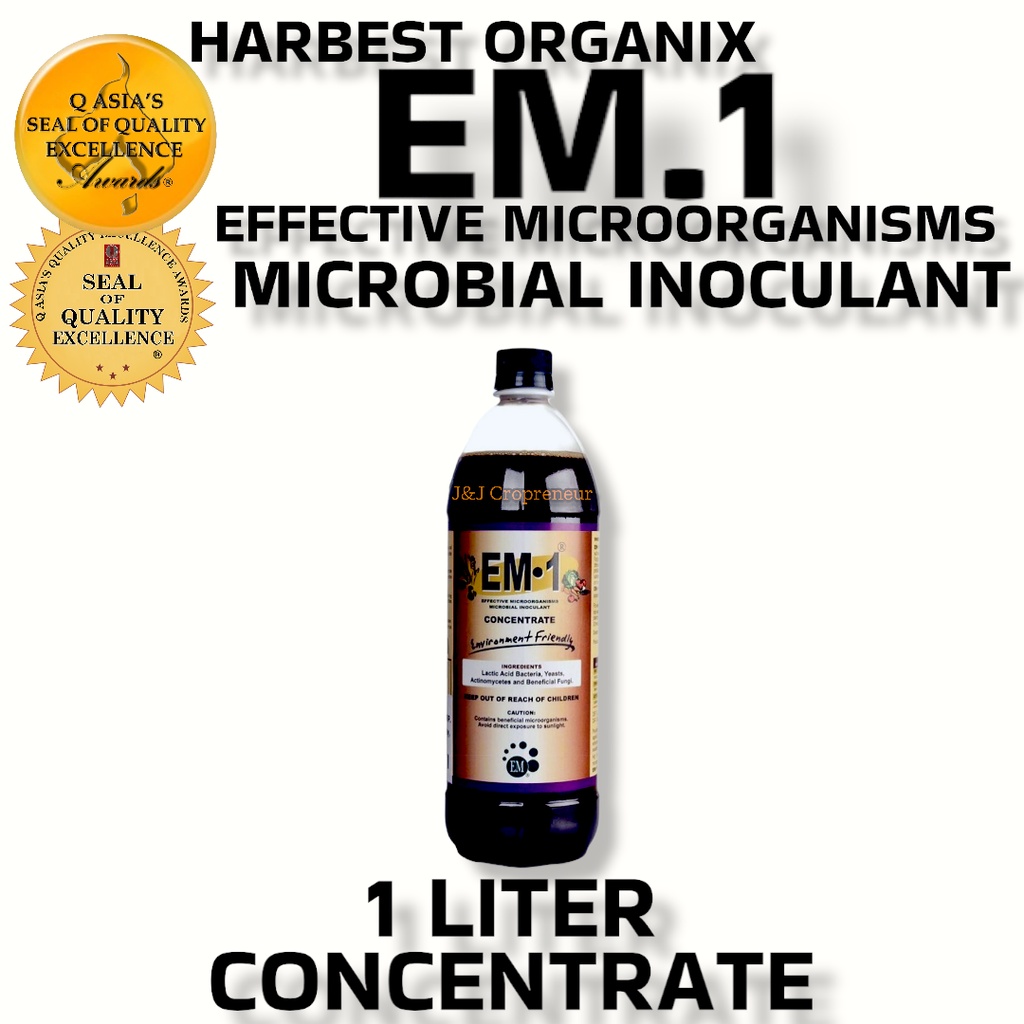 EM 1 (LITER) EFFECTIVE MICROORGANISMS / MICROBIAL INOCULANT HARBEST ...