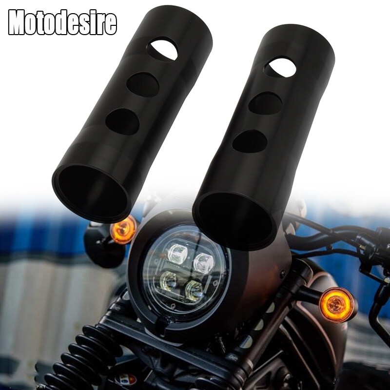 Motorcycle Front Fork Boot Shock Absorber Tube Slider Cover Gaiters ...