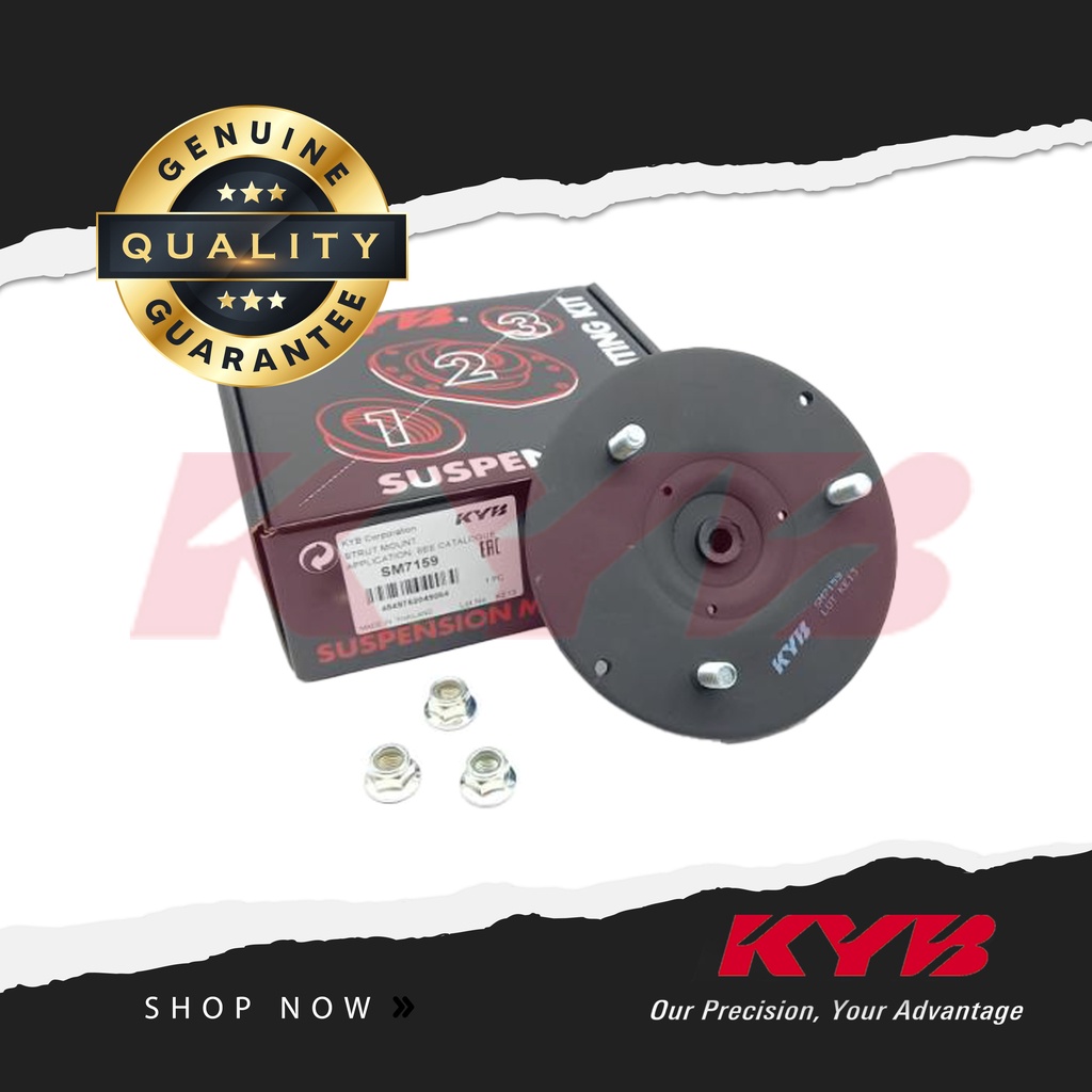 KYB KAYABA (2pcs) Shock Mount for Toyota Innova and Hilux 2WD 2005-2020 ...