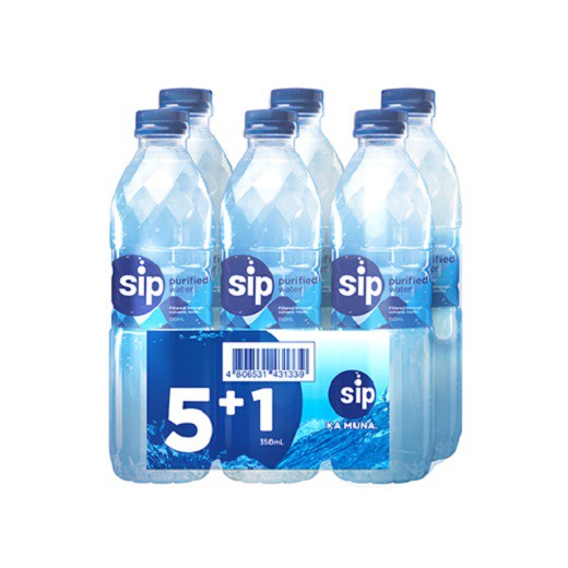 SIP Purified Water 350mL 5+1 bundle | Shopee Philippines