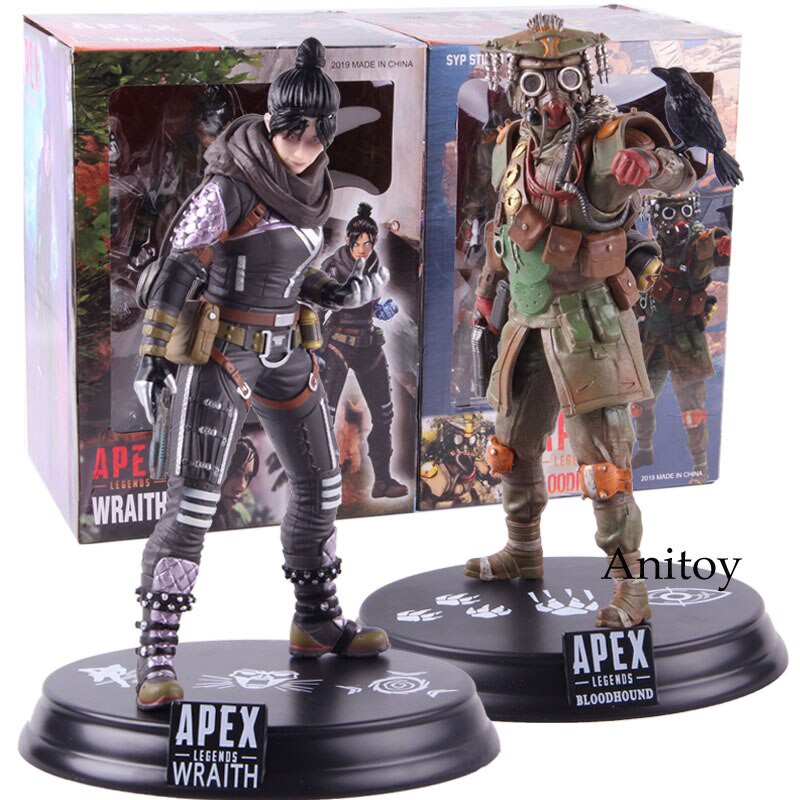 Apex Legends Bloodhound / Wraith Hot Game Action Figure PVC Collectible ...