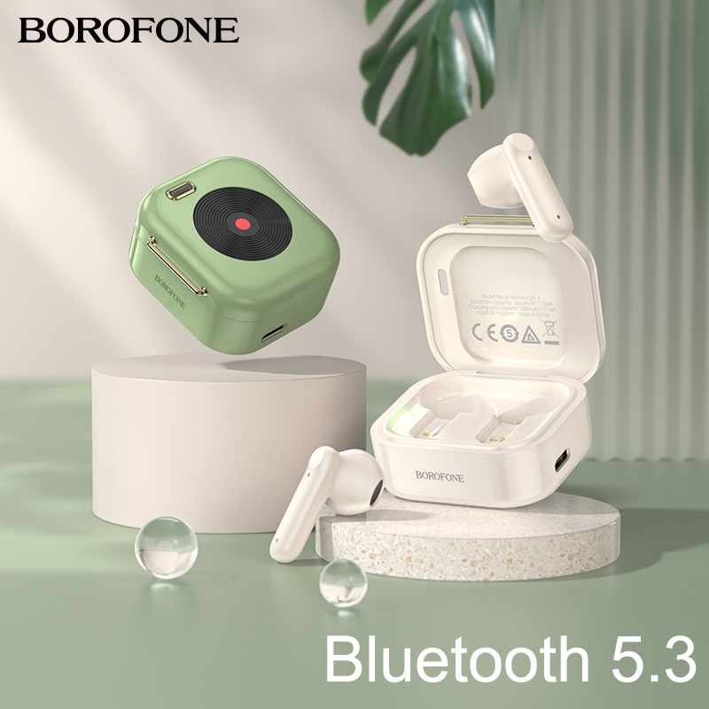 BOROFONE Bw16 Earbuds Retro Tws Earphones Wireless Bluetooth 5.3 Sport ...