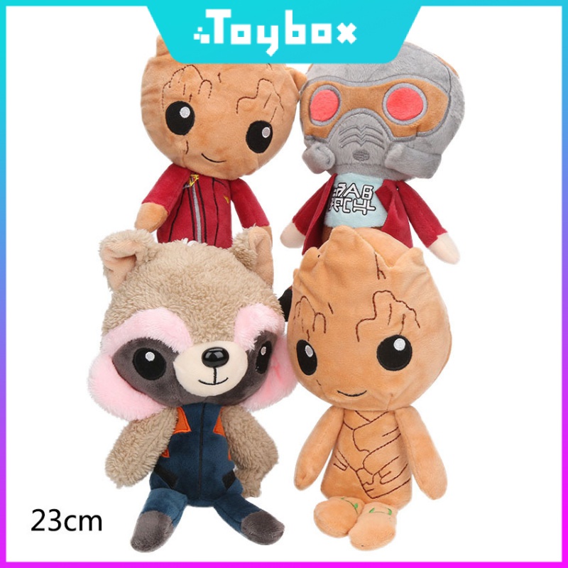 Marvel Guardians of the Galaxy groot plush doll Little Tree Man Rocket ...