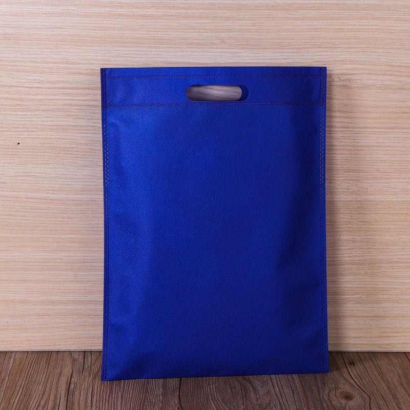 1 Pcs Eco Bag Flat Non-woven Handbag 4 Sizes 10 Colors D Cut Pouch ...