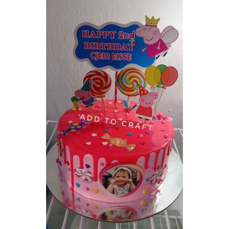 Peppa Pig and George Cake Toppers | Shopee Philippines