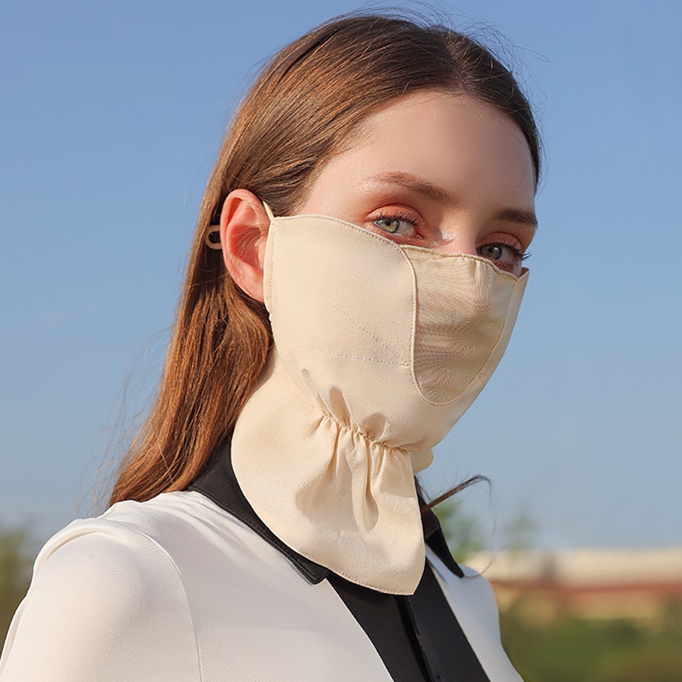 Adjustable Outdoor Driving Cycling Anti-UV Face Mask Mouth Mesh ...