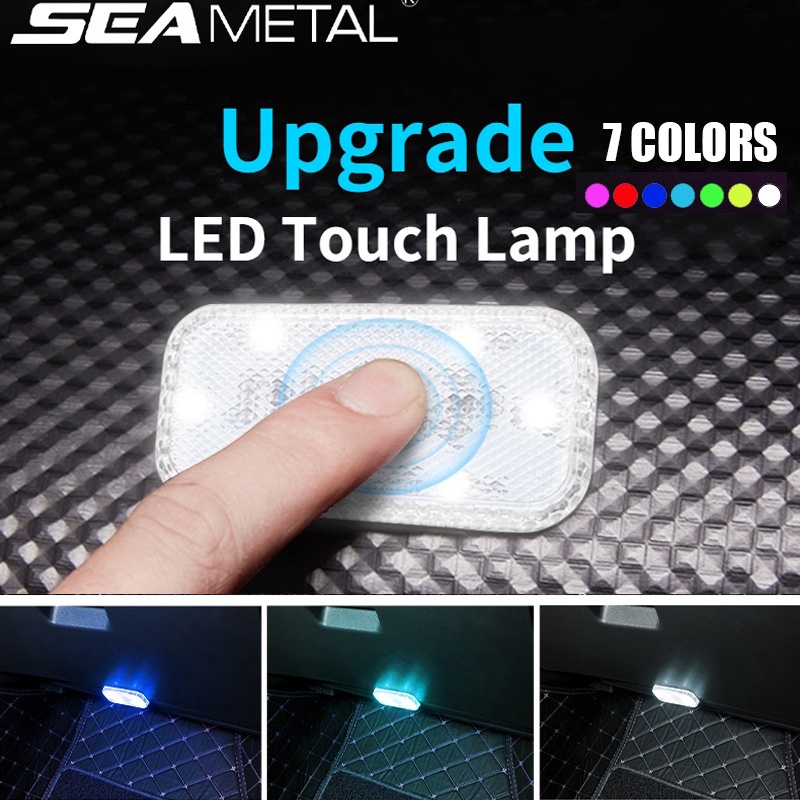 Magnetic LED Light for Car Touch Lamp Rechargeable Car Touch Light ...