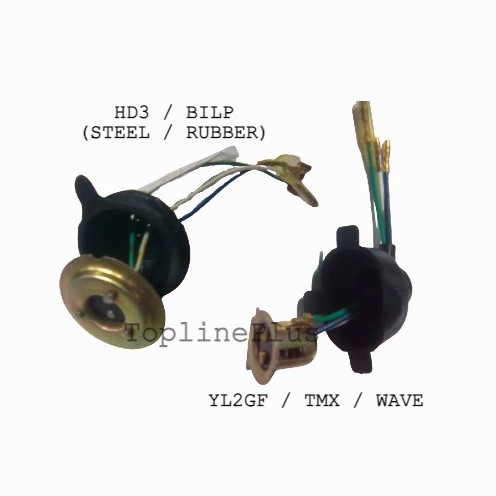 Motorcycle Headlight Socket ( YL2GF / TMX / Wave, HD3 / BILP) | Shopee ...