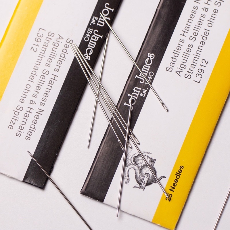 John James Harness Needles for Leather Hand Sewing | Shopee Philippines
