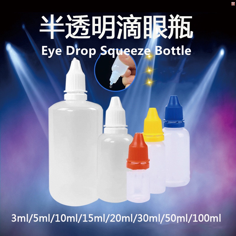 Portable Eye Drop Bottle Travel Plastic Empty Bottles Squeeze Bottle ...