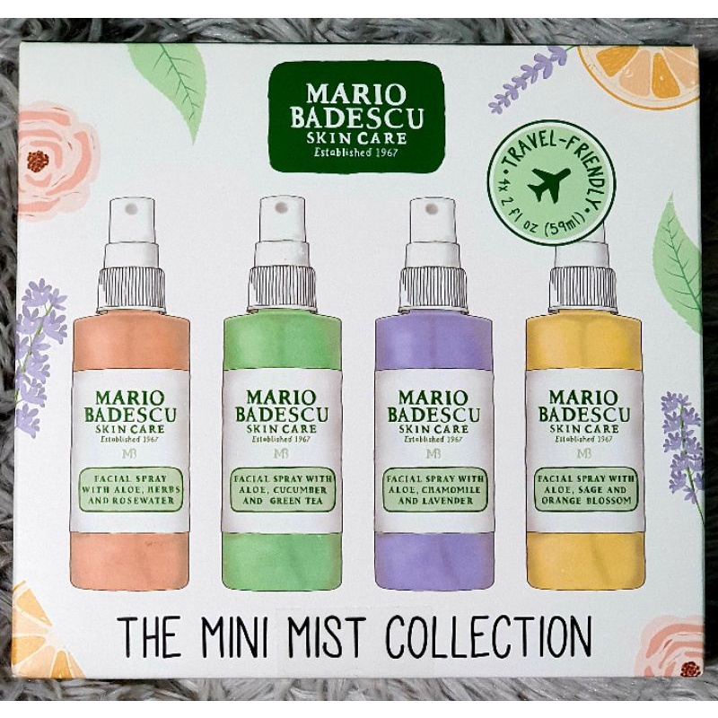 Mario Badescu Mini Mist, Pack of 4, SOLD PER PACK | Shopee Philippines