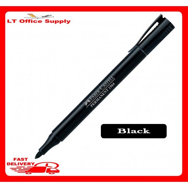 FABER-CASTELL SLIM MARKER black | Shopee Philippines