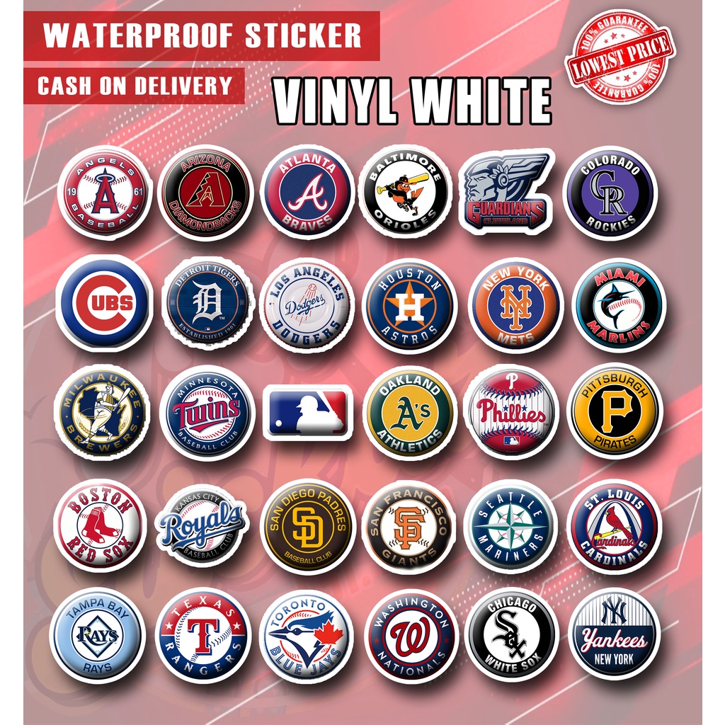 Major League Baseball (MLB) Logos | Hologram / Vinyl | JRP Stickaz ...