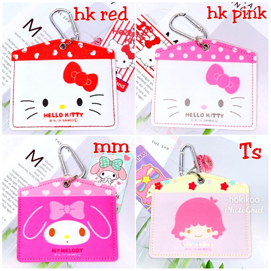 Name tag holder semi kulit gantungan kait karakter lucu hk melody ...