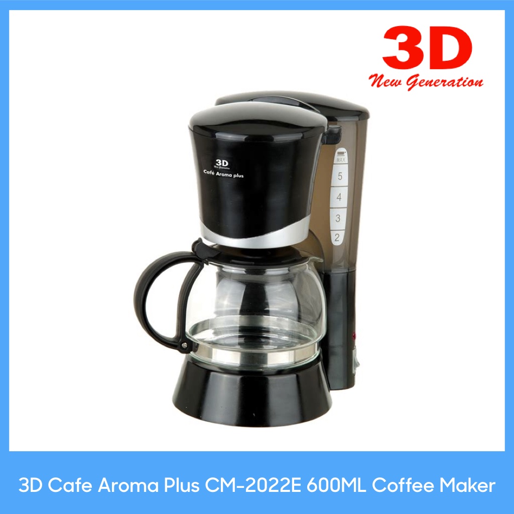 3D Cafe Aroma Plus CM-2022E 600ML Coffee Maker Coffee Machine | Shopee ...