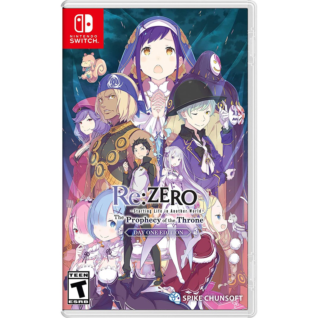 Nintendo Switch Game Re: Zero Starting Life In Another World The ...