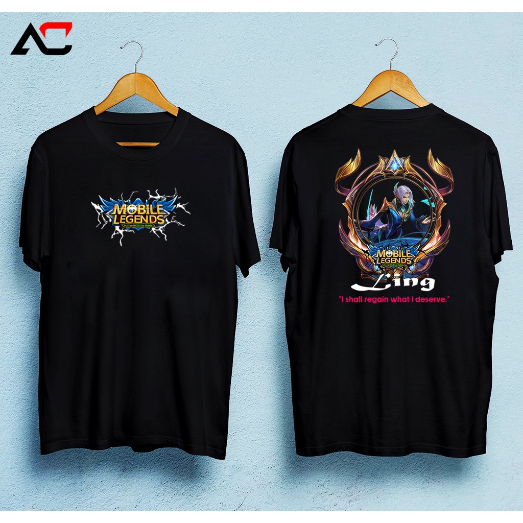 Mobile Legends Ling Hero Customized High Quality DTF Print T-shirts ...