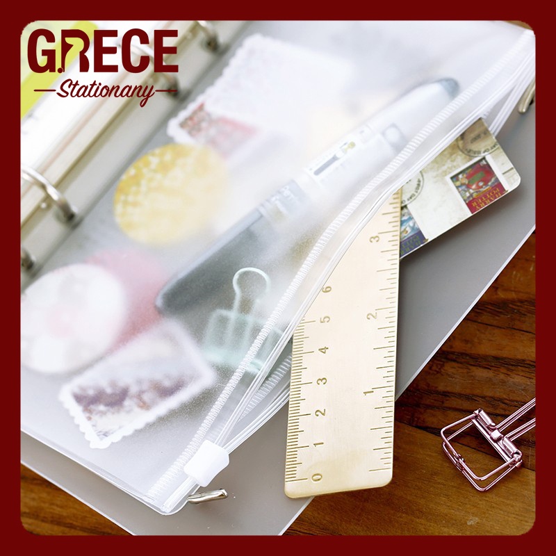 Clear Pocket / Ziplock /Calling cards for Binder A5 A6 A7 | Shopee ...