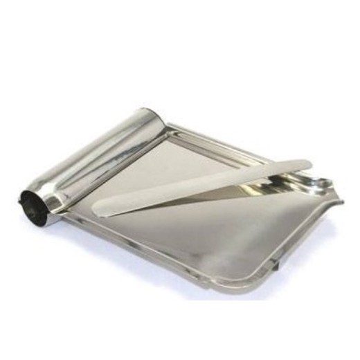 Medicine Counting Dish Pills Tray With Stainless Steel Spatula | Shopee ...