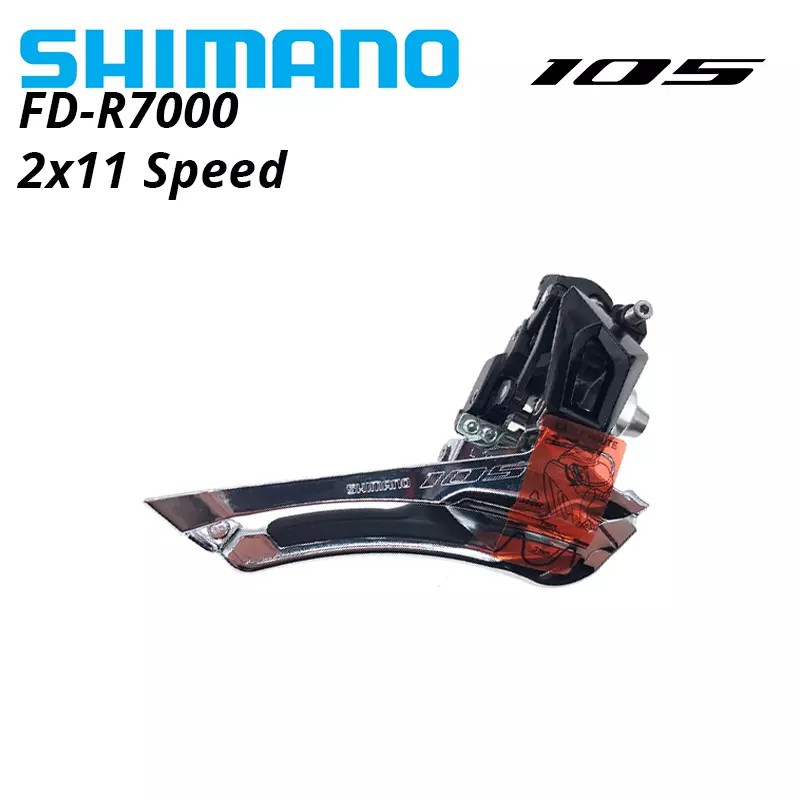 SHIMANO 105 FD-R7000 Front Derailleur 2x11 Speed R7000 Braze on For ...