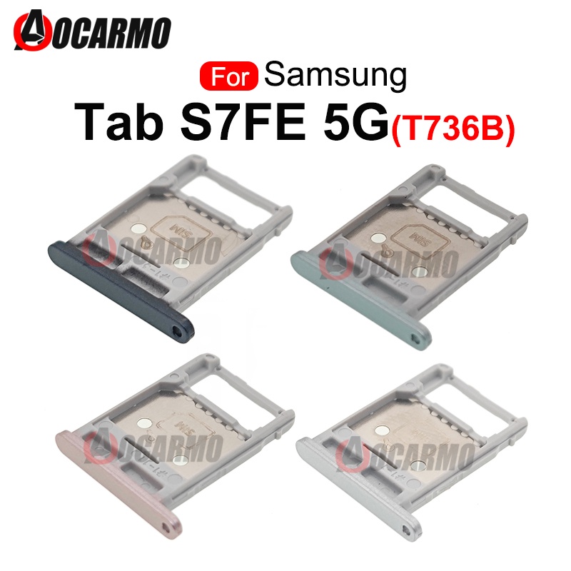 For Samsung Galaxy Tab S7 FE 5G SM-T736B SIM Card Tray MicroSD Holder ...