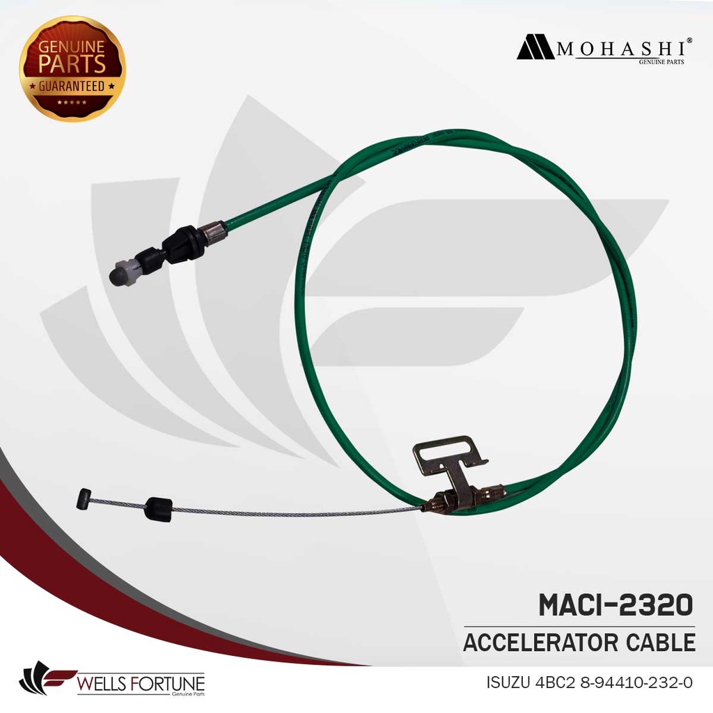 ISUZU 4BC2 ACCELERATOR CABLE WITH PLASTIC MOHASHI (1PC) | Shopee ...